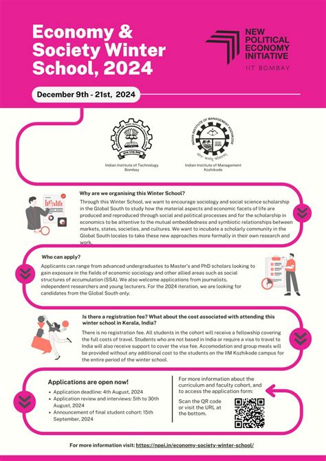 Sharing A Call For Applications For The Economy And Society Winter School 2024 Being Organised