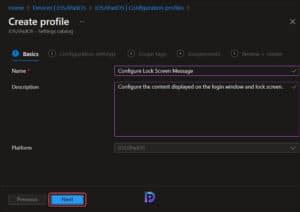 Configure Lock Screen Message For Ios Devices With Intune