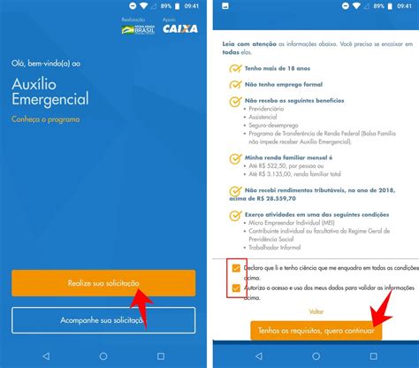 Como se cadastrar para receber o auxílio emergencial o app da Caixa