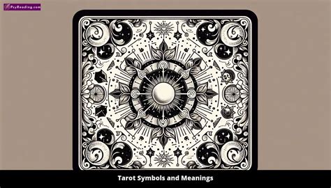 Tarot Symbols And Meanings A Complete List