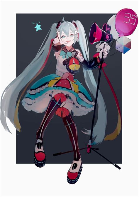 Hatsune Miku Magical Mirai Miku And Magical Mirai Miku Vocaloid And