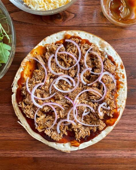 Leftover Bbq Pulled Pork Pizza