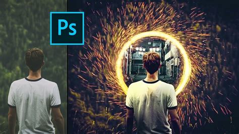 photoshop cc how to create portal effect like doctor strange
