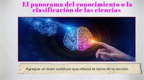 Elpanorama Del Conocimiento O La Clasificación De Las At Emaze Presentation