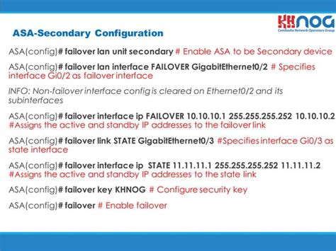 Deploy Failover High Availability In ASA Firewall PDF Operating Systems Computer Software