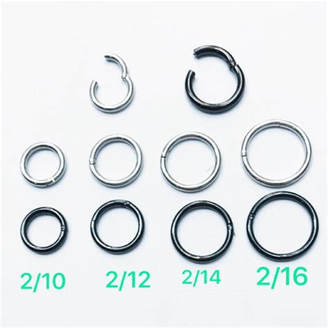 ⚡ ห่วง สำหรับคนระเบิดหูขนาด2มิล ทำจาก สแตนเลส แท้ จิวหู มีขนาด เส้นผ่าศูนย์กลาง ตั้งแต่ 10มิล 16