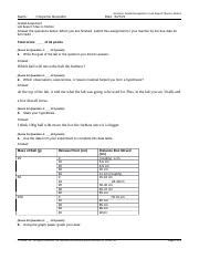 SCI102AX PhysicalScience LabReport 02 08 MassInMotion Docx Science Graded Assignment Lab