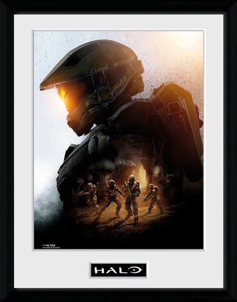 Framed Poster Halo Master Chief Wall Art Ukposters