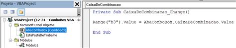 ComboBox VBA Como Criar Lista Suspensa Personalizada