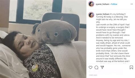 Syanie Redha Terpaksa Buang Rahim Kedua Dua Ovari