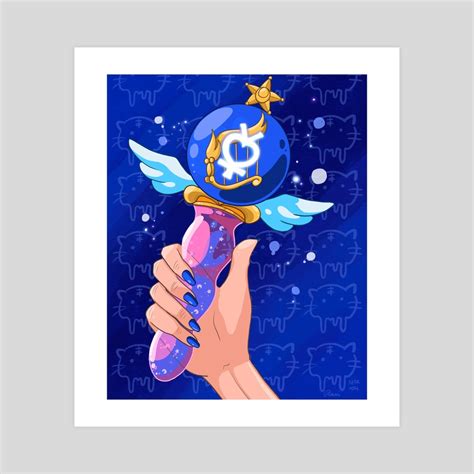Sailor Mercury Stick An Art Print By Kaci Takara Inprnt