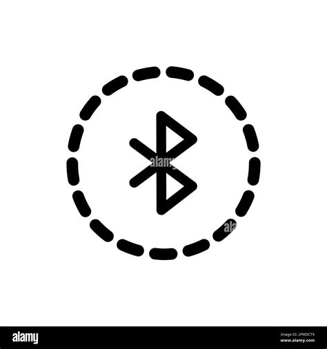 Bluetooth Icon Perfect For Mobile Icon Or User Interface Applications Vector Sign And Symbol