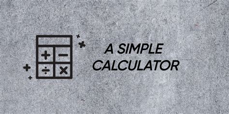Github Khanmaheensimple Calculator A Simple Calculator And Is Easy To Use