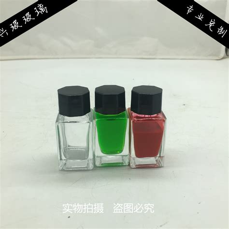批发现货墨水玻璃瓶18ml 四方形染料墨水瓶 透明蘸水笔瓶分装瓶 阿里巴巴