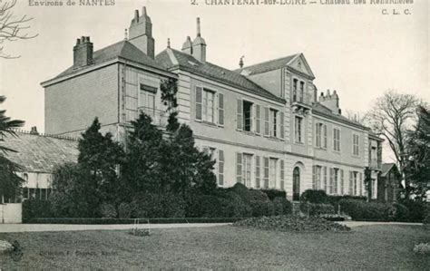 Carte Nantes Ch Teau Des Renardi Res Quartier De Chantenay Sur Loire