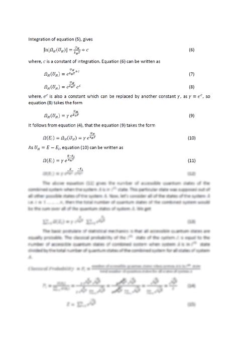 Solution Lecture Notes Boltzmann Probability Distribution Studypool
