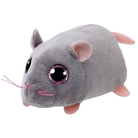 Teeny Ty Beanie Boo Miko The Gray Mouse Plush 4 Inches Long