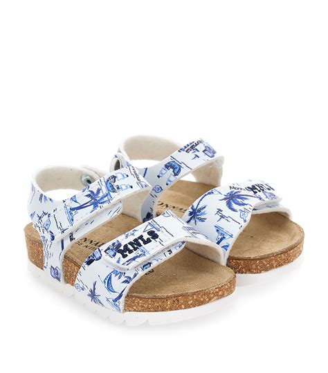 Monnalisa Marine Print Sandals Harrods Us