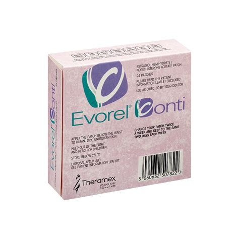 Buy Evorel Conti Patches Online Free Online Consultations Uk