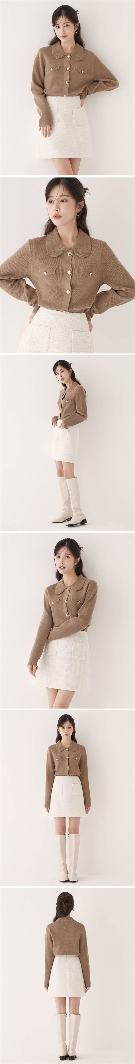 금장단추 카라 가디건 2colors Rmckd4trt2