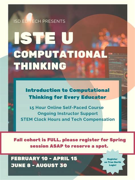 Iste U Introduction To Computational Thinking For Every Educator Bits And Pieces