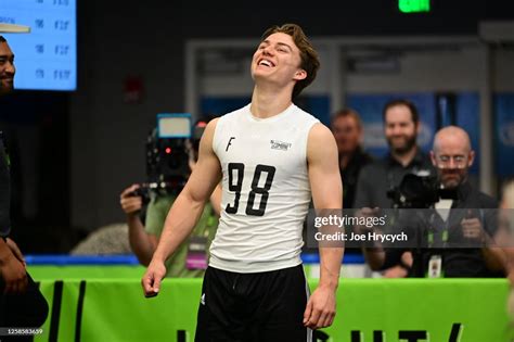 Connor Bedard Enters The Testing Floor During The 2023 Nhl Scouting