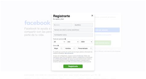 Crear una cuenta en Facebook Guía paso a paso