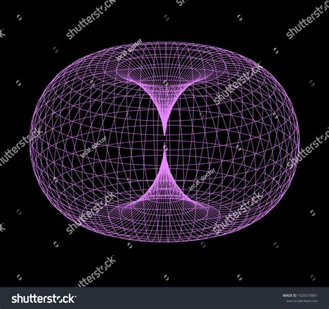 An Abstract Computer Generated Sphere On Black Background