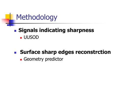 Ppt Mesh Edge Detection And Sharp Edge Reconstruction Powerpoint