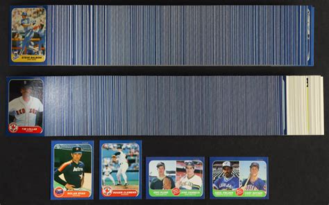 1986 Fleer Baseball Complete Set Of 660 Cards With Jose Canseco 649