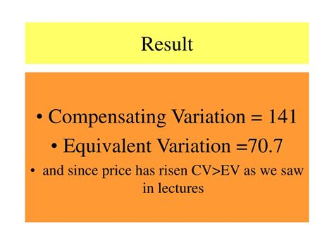 Ppt Compensating And Equivalent Variation Powerpoint Presentation