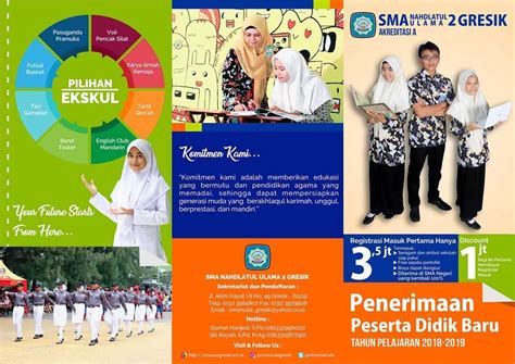 Templat Desain Brosur Cocok Untuk Brosur Ppdb 2023 2024 Ppt Intel