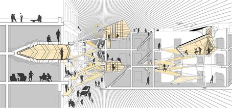 Section Perspective In Residential Architecture