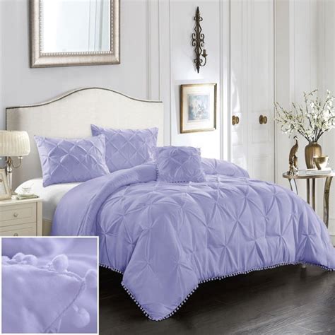 Evolive 3pc Set Pinch Pleat Kiss Pleat Pintuck Down Alternative