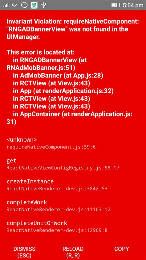 React Native Admob Banner Error And Its Solutions