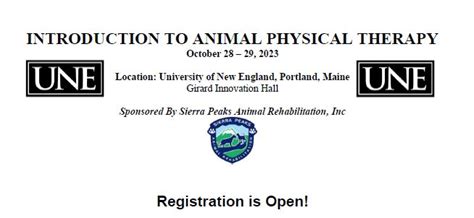 Amanda Benner Pt Dpt Ncs On Linkedin Such A Fun Opportunity Being Held This Fall At Une 🐕 🐴