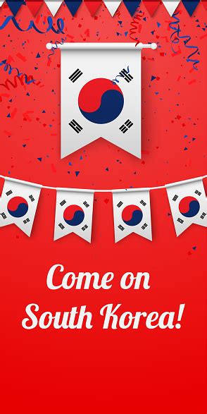 한국에와 서 국기와 배경입니다 공휴일에 대한 스톡 벡터 아트 및 기타 이미지 공휴일 국가 지리적 지역 국기 Istock
