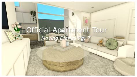 Official Apartment Tour Moving Diaries Ep 7 Bloxburg Roleplay