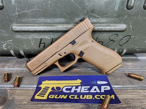 Glock G19x Fde Night Sights 9mm 1719 Rounds Usa