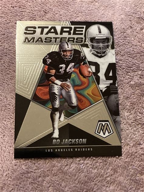 2022 Bo Jackson Mosaic Stare Masters Los Angeles Raiders Values Mavin