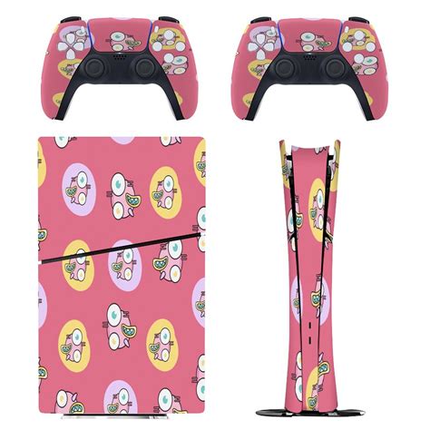 Cute Ps5 Ps5 Slim Digital Disc Skin Sticker For Console And Controller Skins