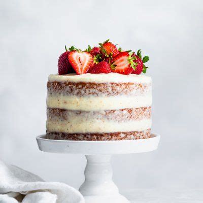 Fresh Strawberry Naked Layer Cake Artofit