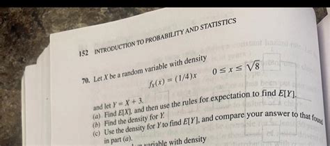Solved 152 INTRODUCTION TO PROBABILITY AND STATISTICS 70 Chegg Com