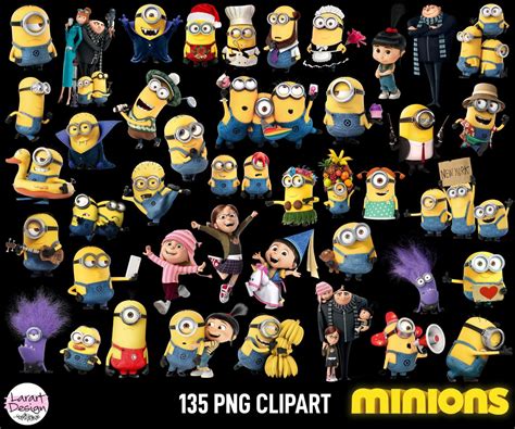 Minions Png Minions Clipart Instant Download Printable Images