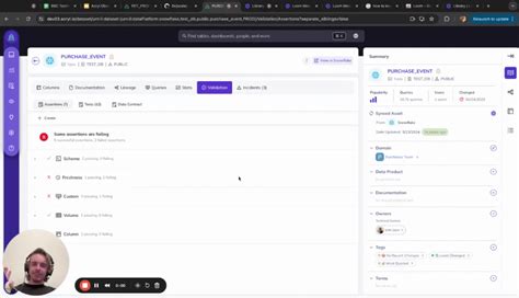 Ben Anderson On Linkedin Acryl Observe Schema Assertions Demo