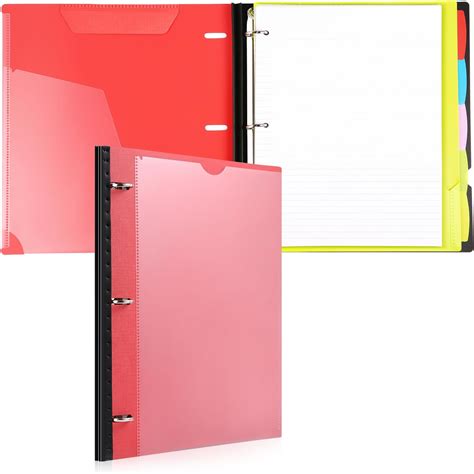 Makhistory All In One Telescoping Binder Notebook Red