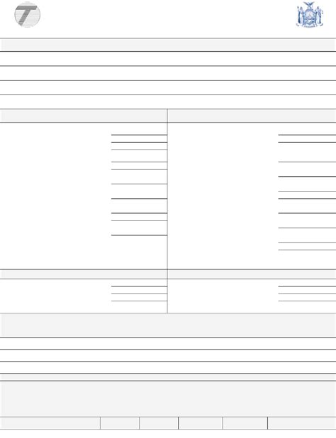 Personal Net Worth Statement Form New York Free Download