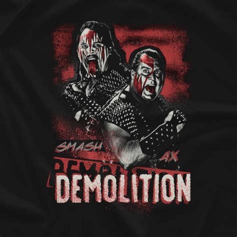 デモリッション（アックス＆スマッシュ） Tシャツ「demolition Tシャツ」 米直輸入プロレスtシャツ Wwf Wwe 日米レスリング