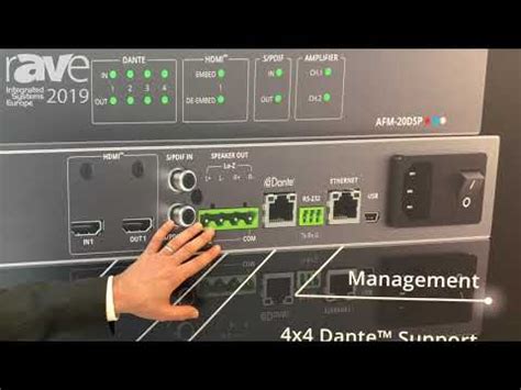 AFM 20DSP 20Port Audio Matrix With DSP And Interchangeable Inputs Outputs