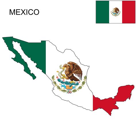 Mexico Flag Map And Meaning Mappr